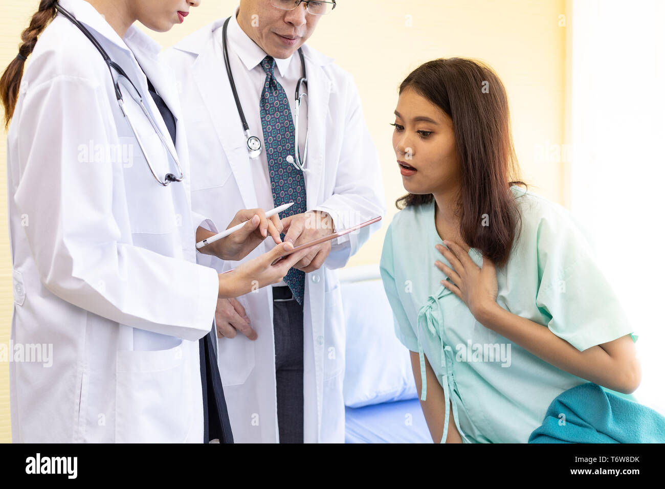 Patient worry about health situation Stock Photo - Alamy