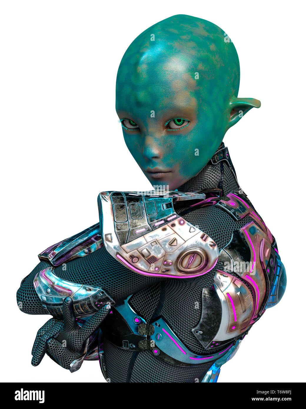 Astronaut Man Alien Girl