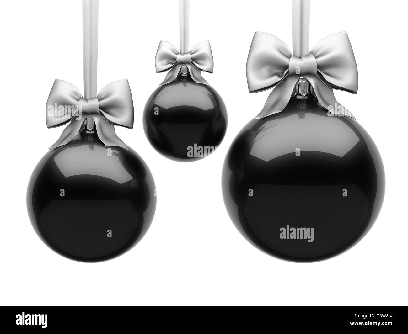 Realistic merry christmas new Black and White Stock Photos & Images - Alamy
