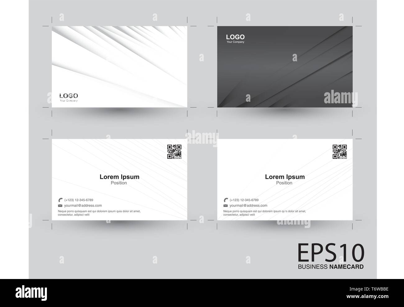 abstract gradient gray color namecard pattern background Stock Vector ...