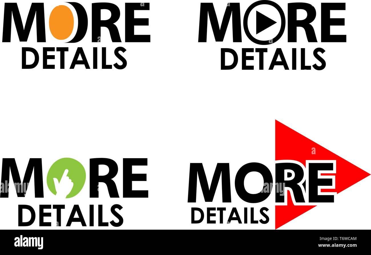 More details. Creative lettering vector illustration. illustration in ...