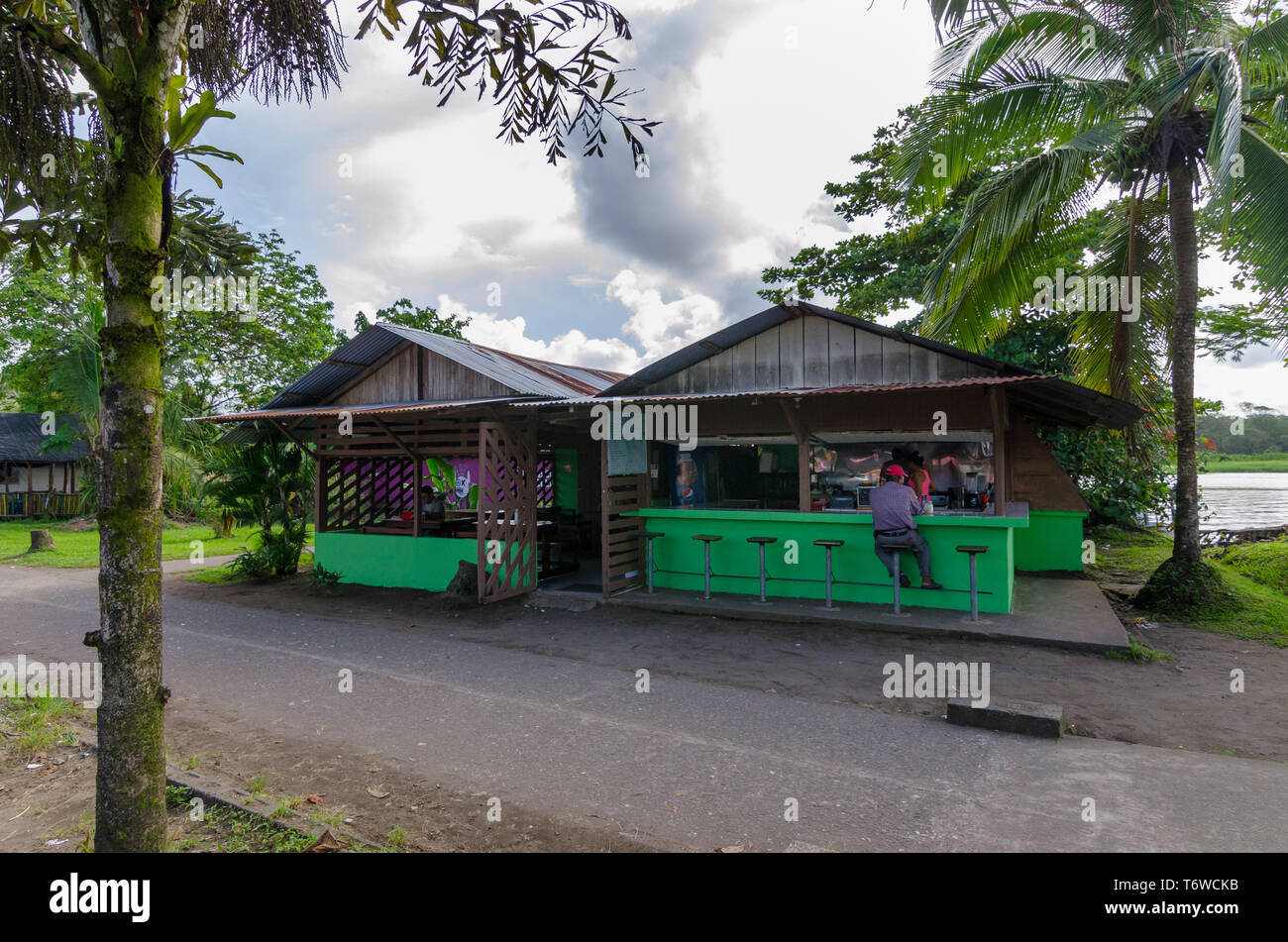 Bar in Tortuguero in Costa Rica Stock Photo - Alamy