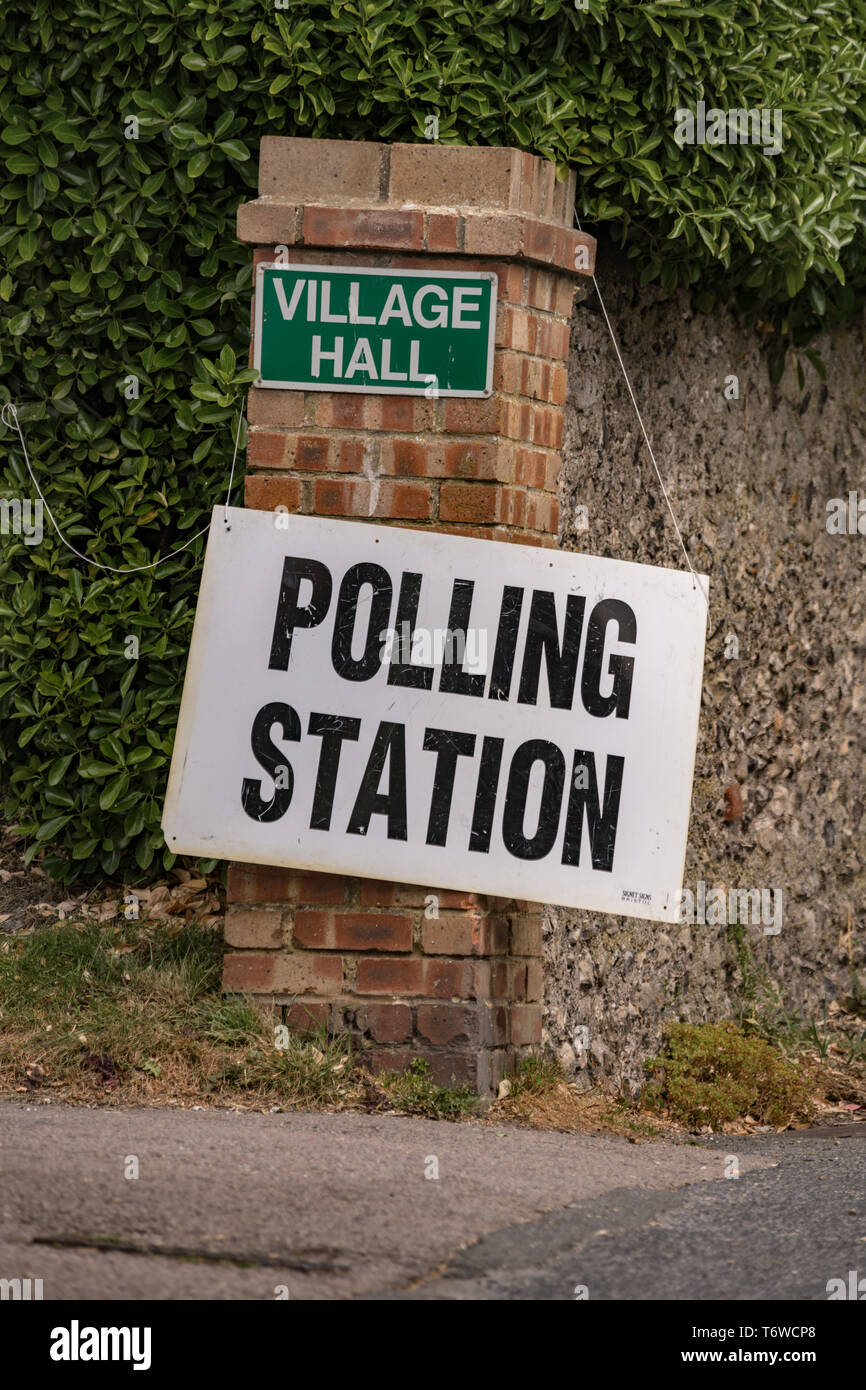 voting at local Poling Station Stock Photo - Alamy