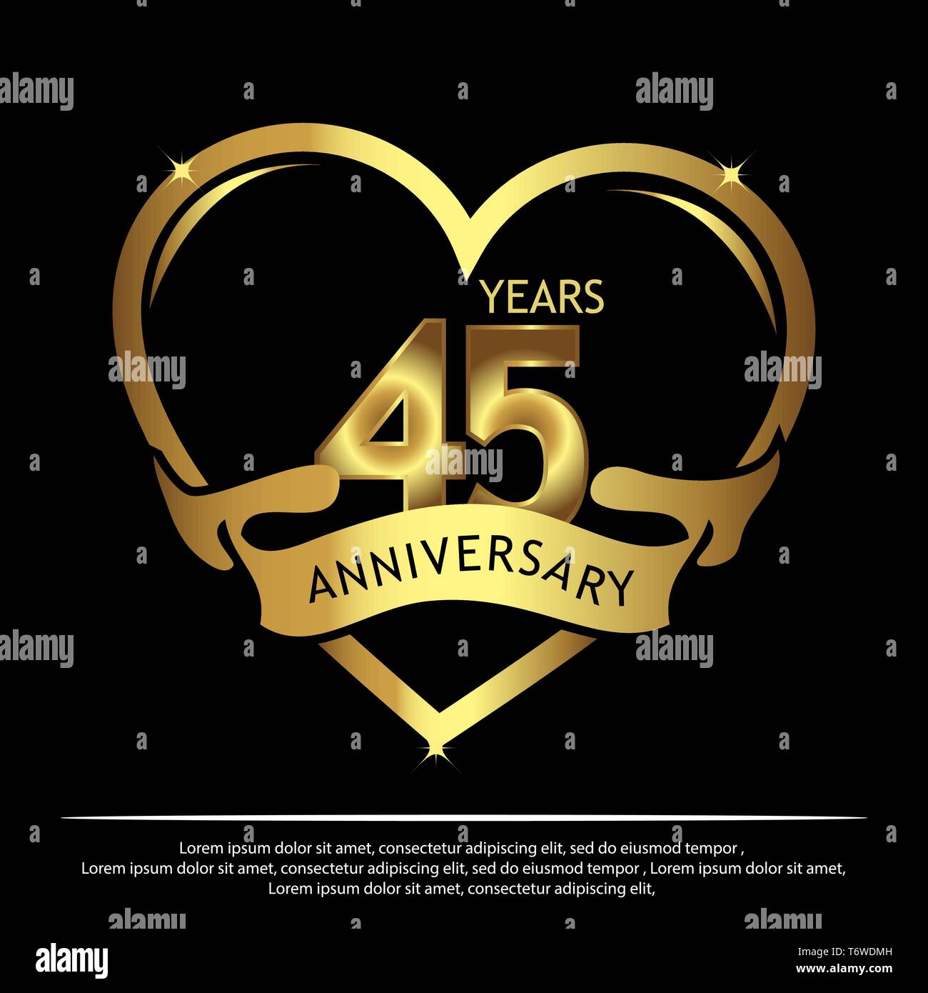 Birthday 45 Stock Vector Images - Alamy