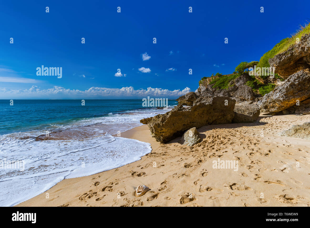 Secret Beach - Bali Indonesia Stock Photo - Alamy