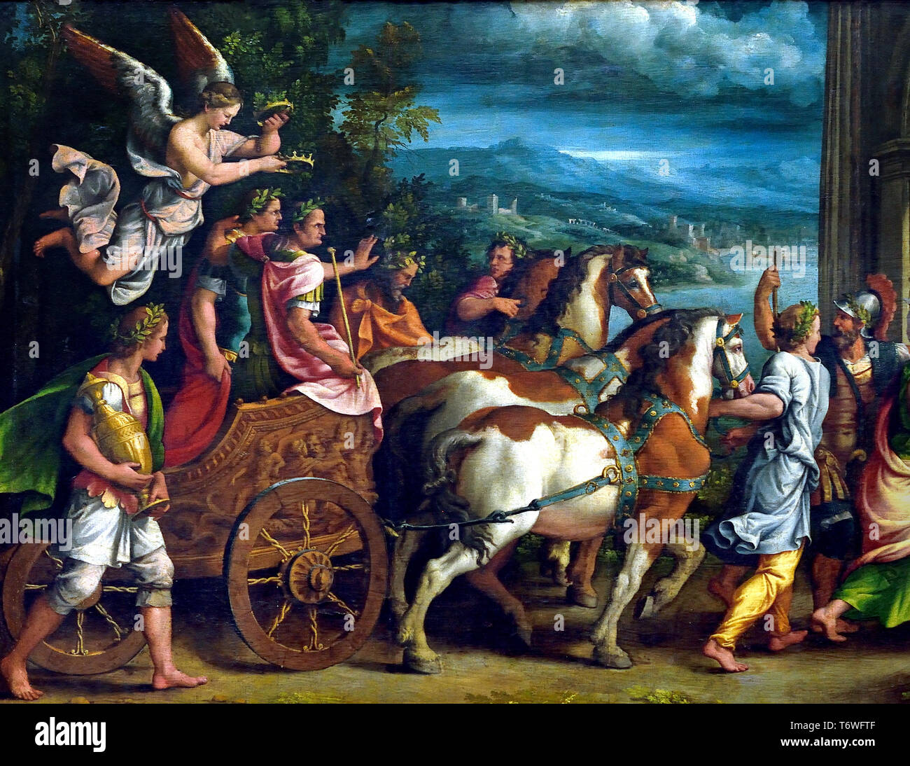 The Triumph of Titus and Vespasian by Giulio PIPP I- GIULIO ROMANO 1490 ...