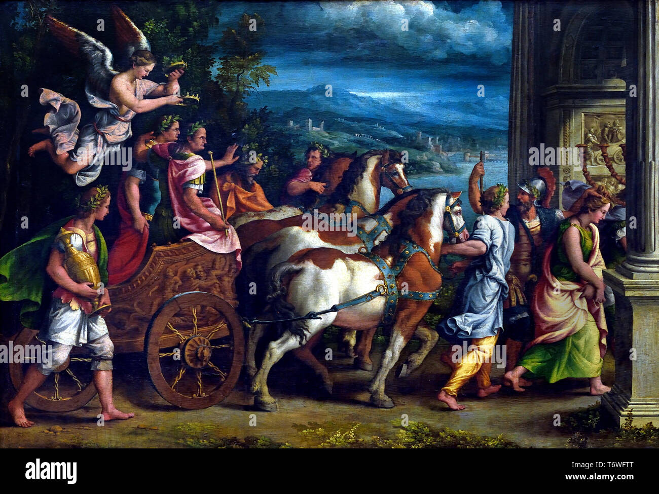 The Triumph of Titus and Vespasian by Giulio PIPP I- GIULIO ROMANO 1490 ...