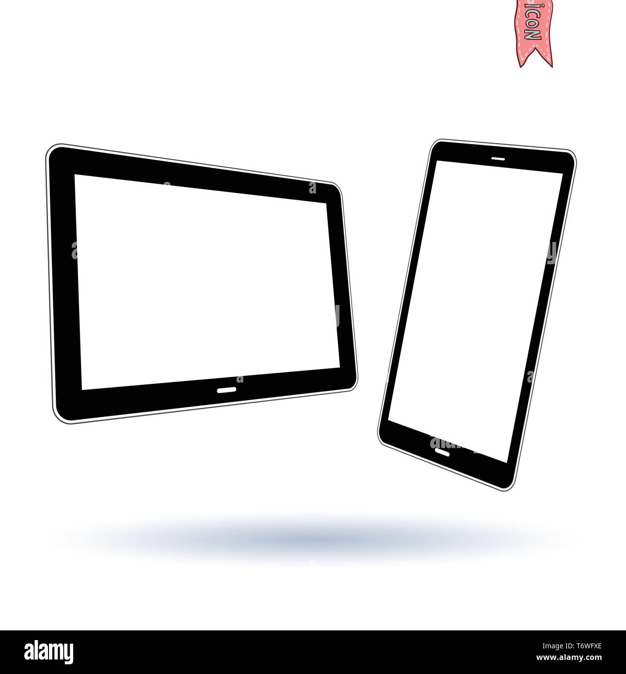 tablet pc computer and smart phone , Vector Illustration Stock Vector ...