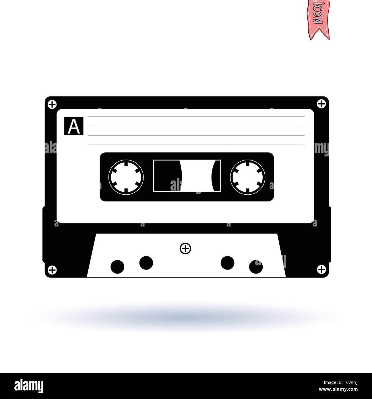 old vhas video tape icon , vector illustration Stock Vector Image & Art ...