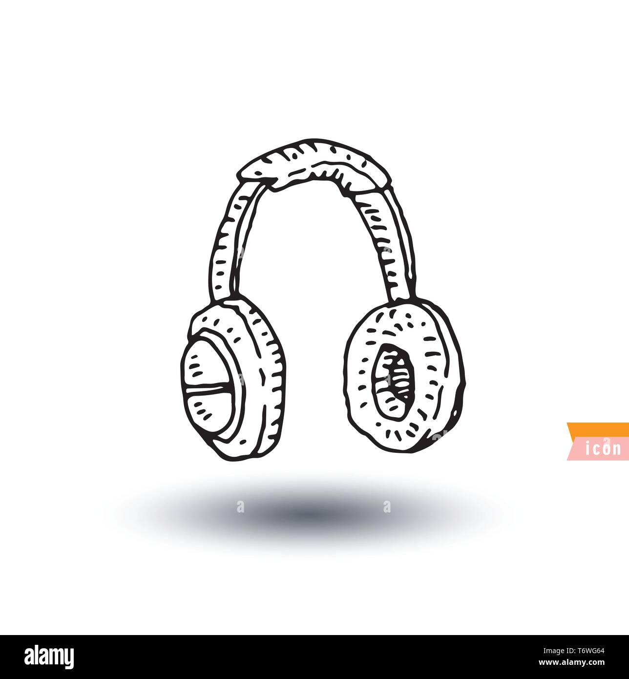 music icon hand drawn illustration Stock Vector Image & Art - Alamy