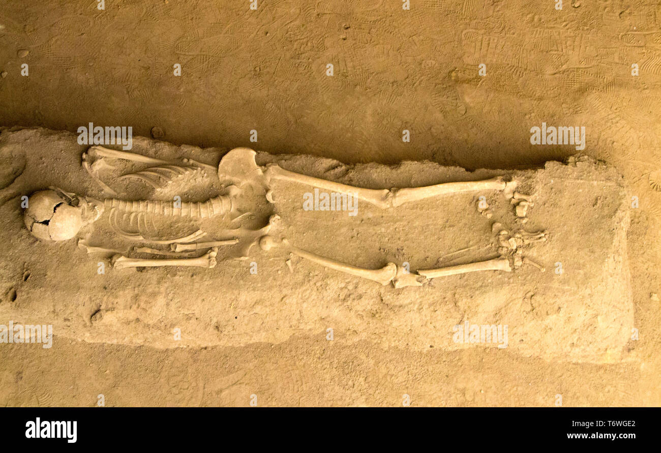Viminacium, Serbia - April 20, 2019: Ruins of a roman emperor tomb at ...