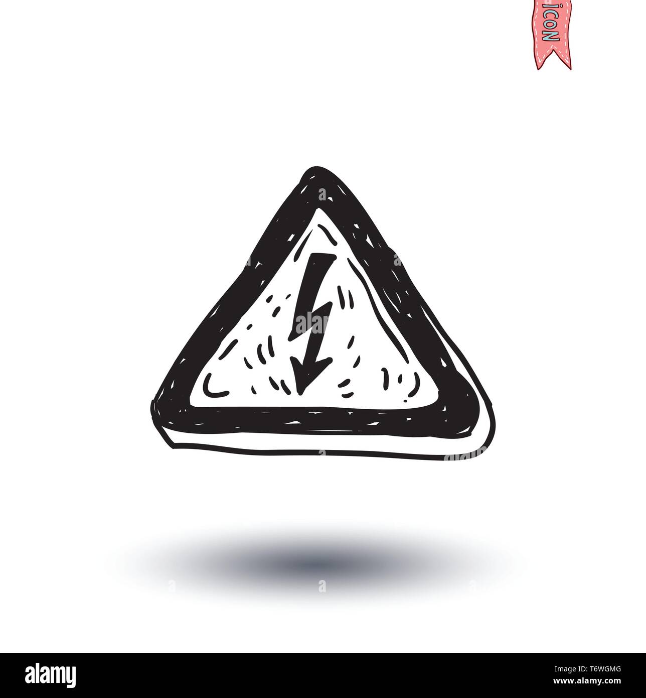 Electricity Doodle icon collection; vector illustration Stock Vector ...