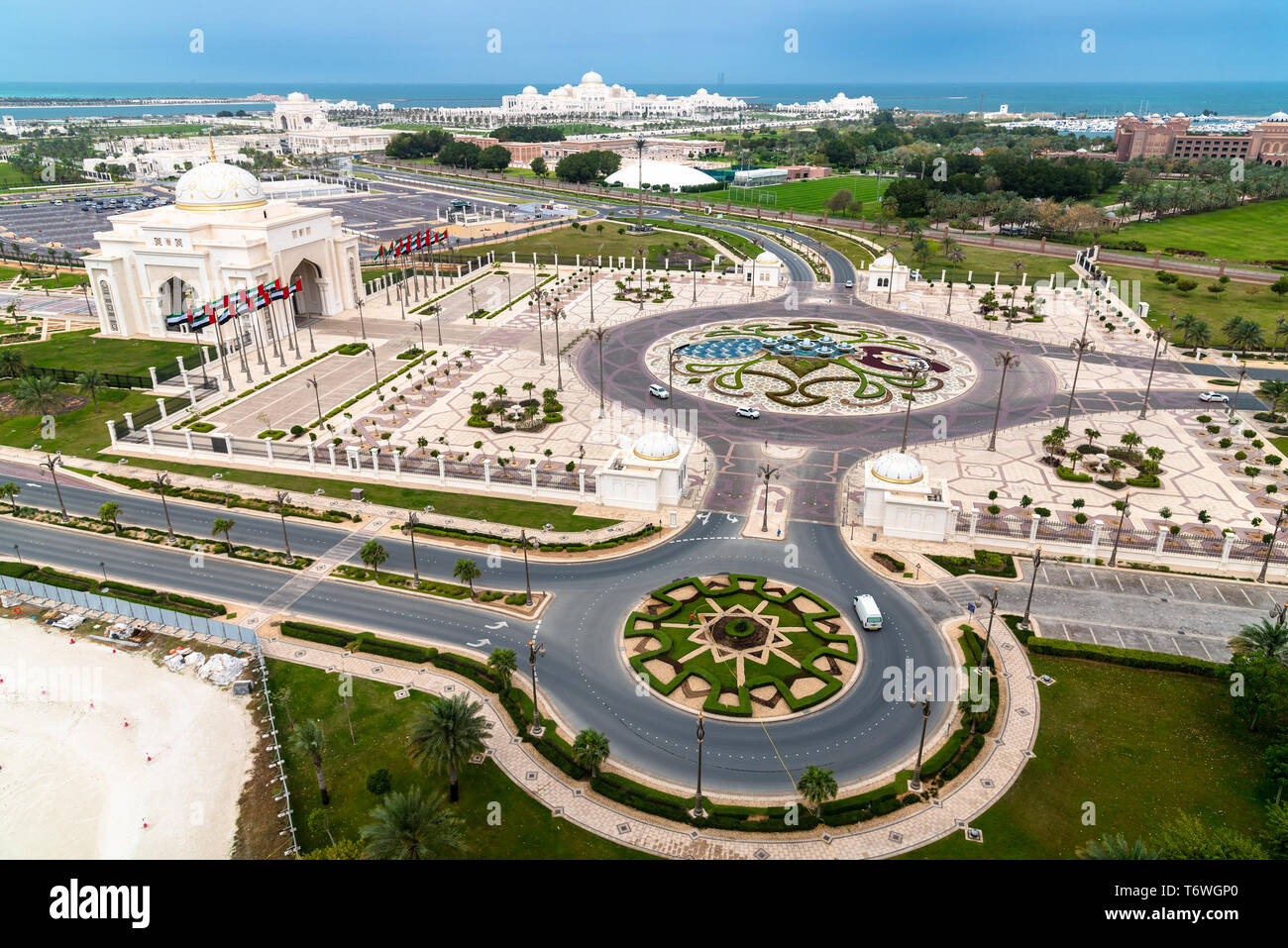 Presidential Palace in the emirate of Abu Dhabi, UAE Stock Photo - Alamy