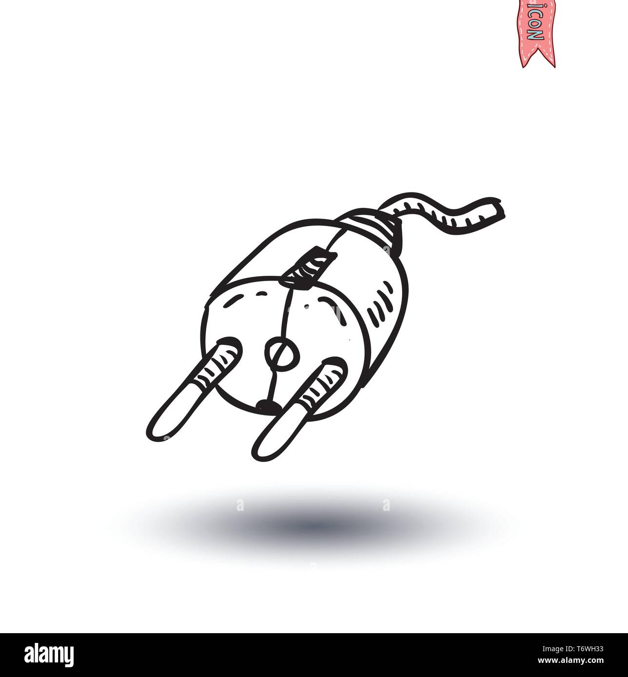 Electricity Doodle icon collection, vector illustration Stock Vector ...