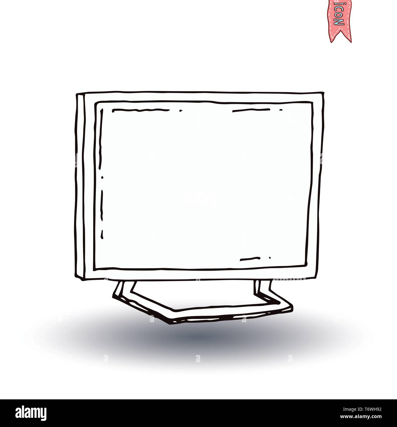 Televisions, vintage and modern, vector illustration Stock Vector Image ...
