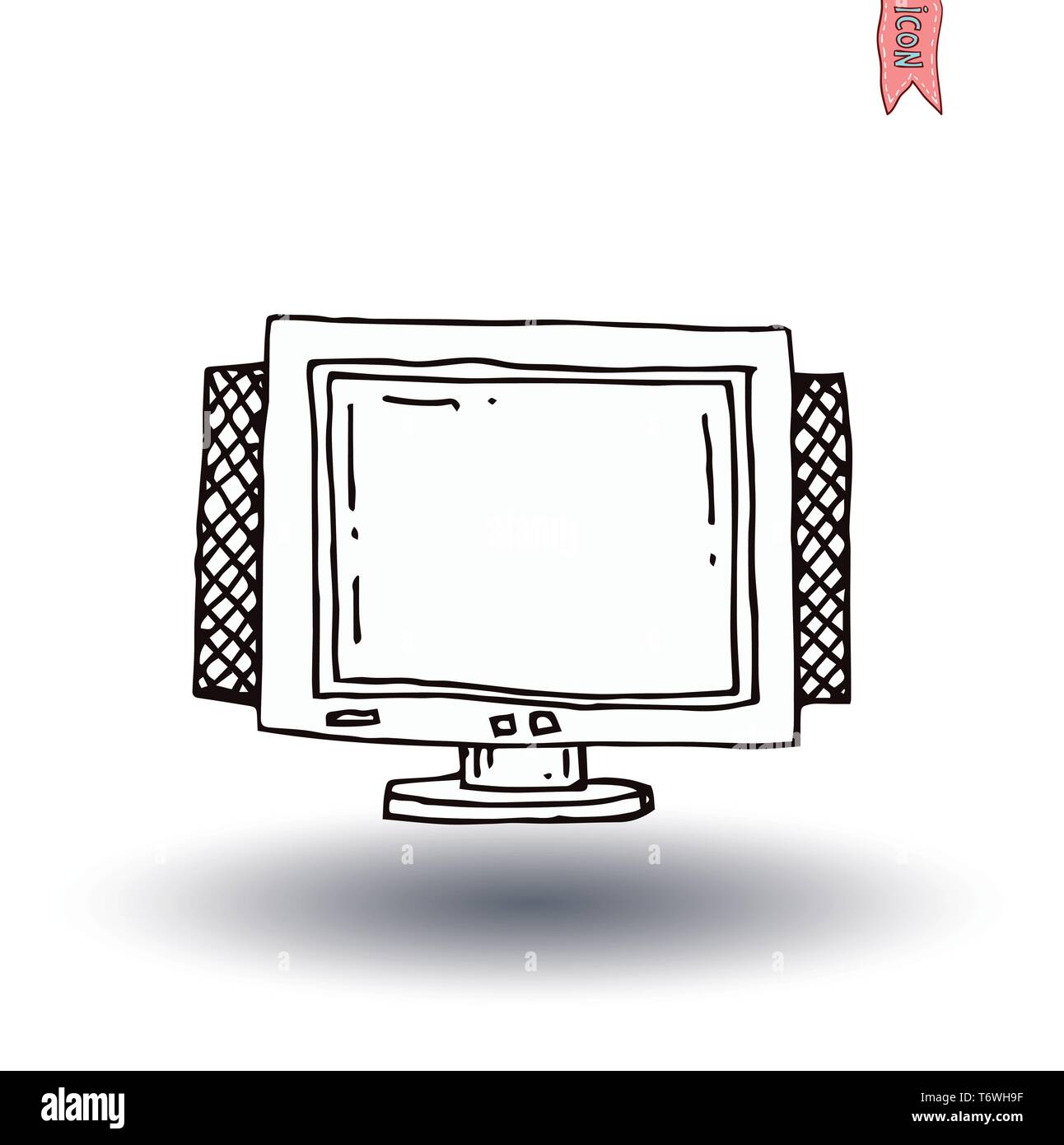 Televisions, vintage and modern, vector illustration Stock Vector Image ...