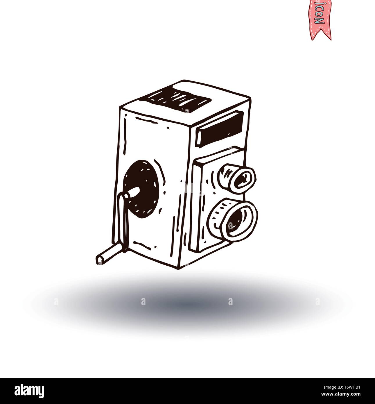 camera icon, hand drawn illustration Stock Vector Image & Art - Alamy