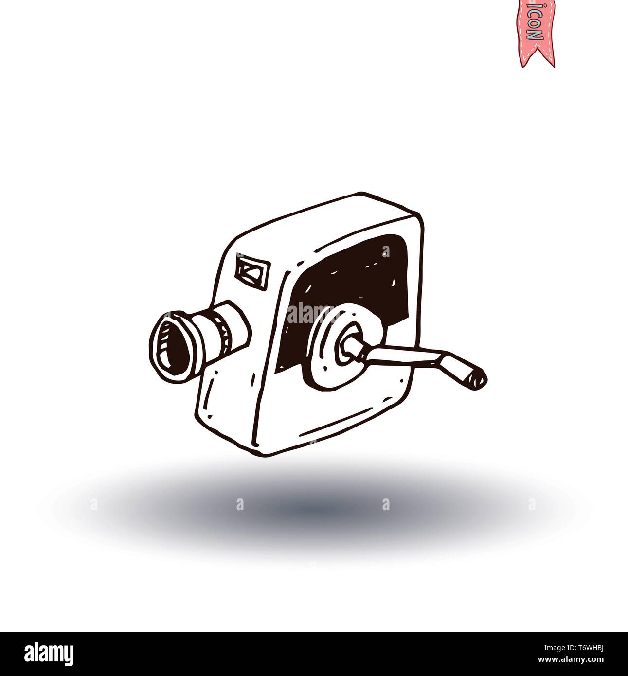 camera icon, hand drawn illustration Stock Vector Image & Art - Alamy