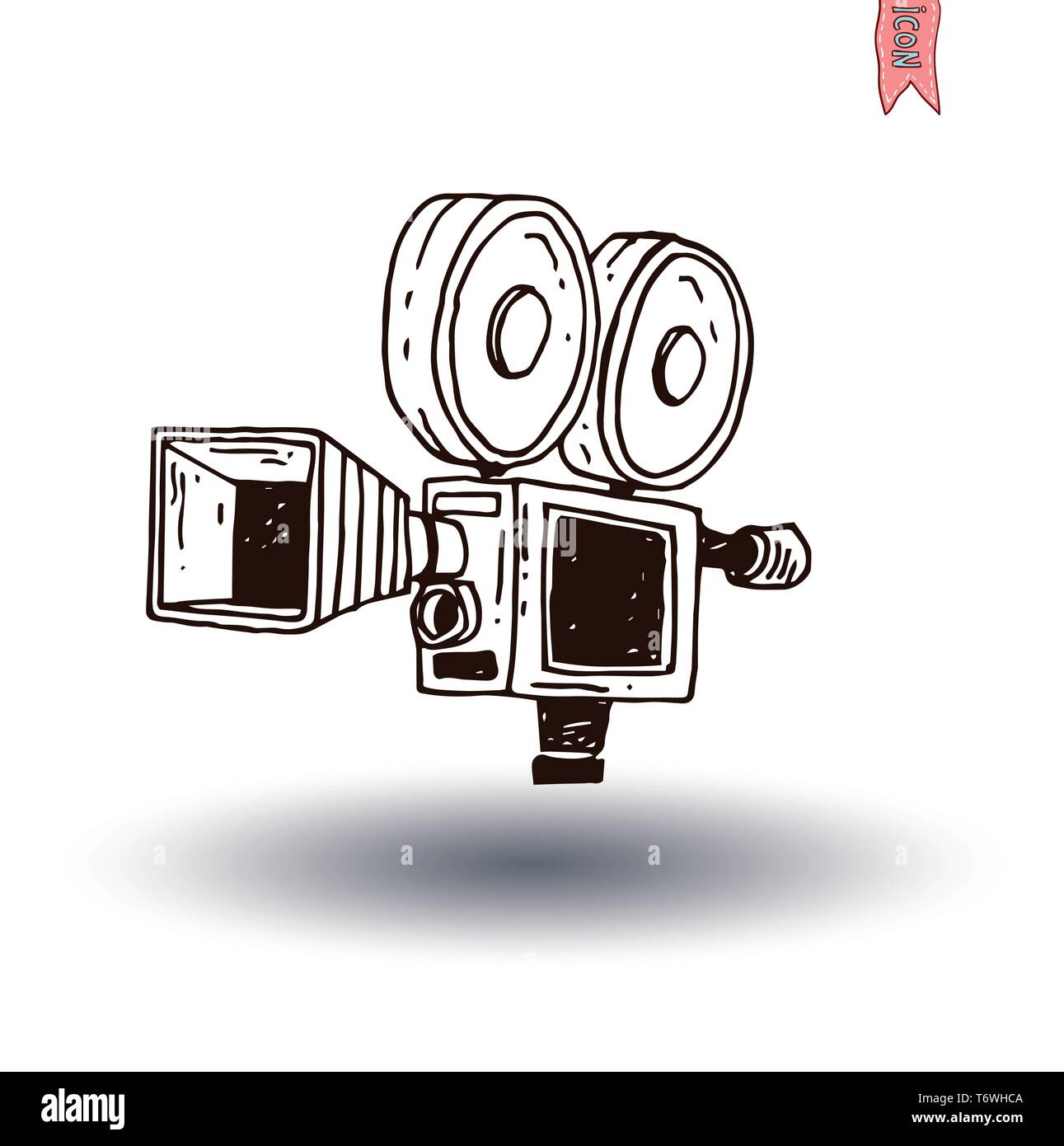 camera icon, hand drawn illustration Stock Vector Image & Art - Alamy