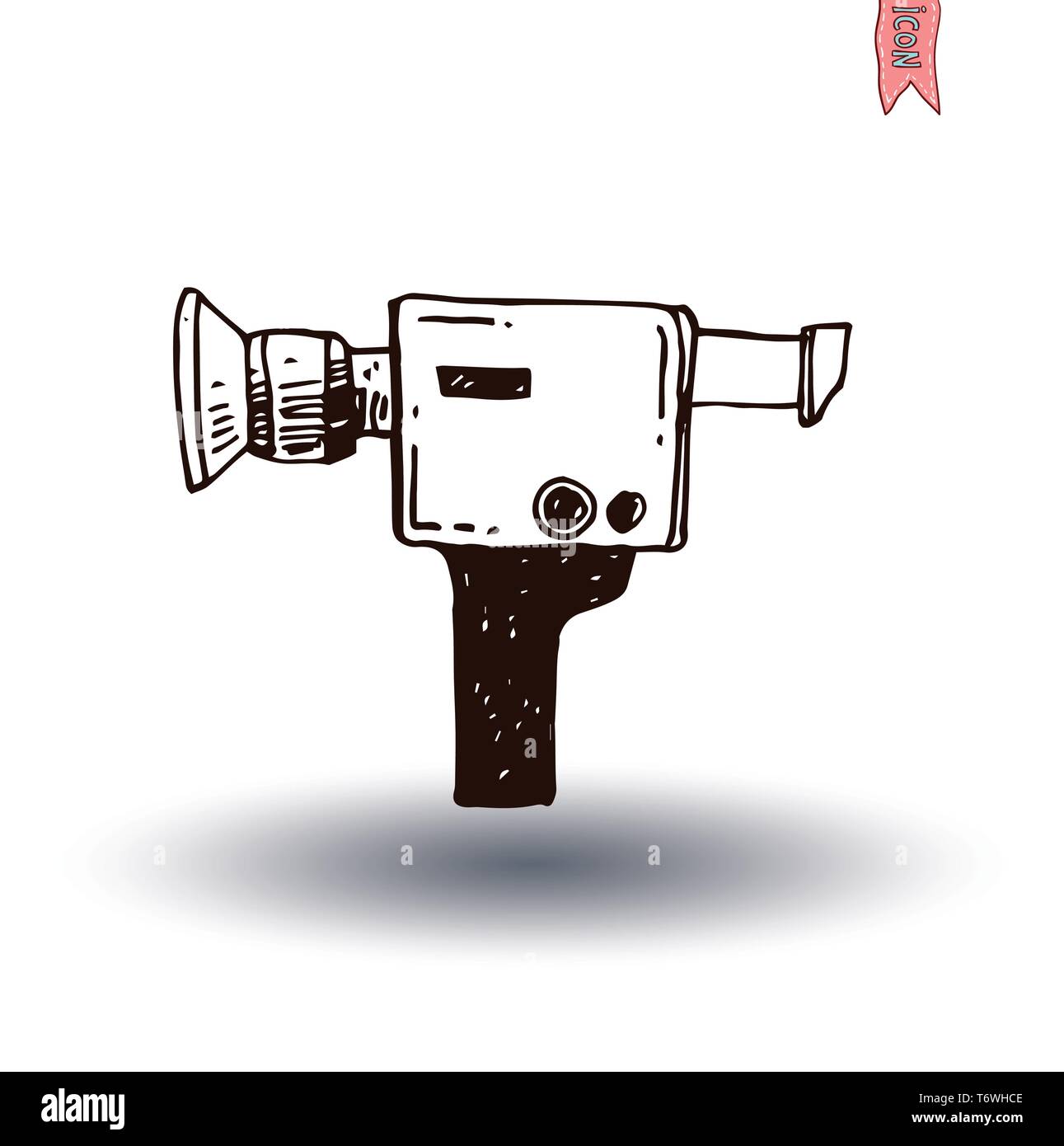 camera icon, hand drawn illustration Stock Vector Image & Art - Alamy