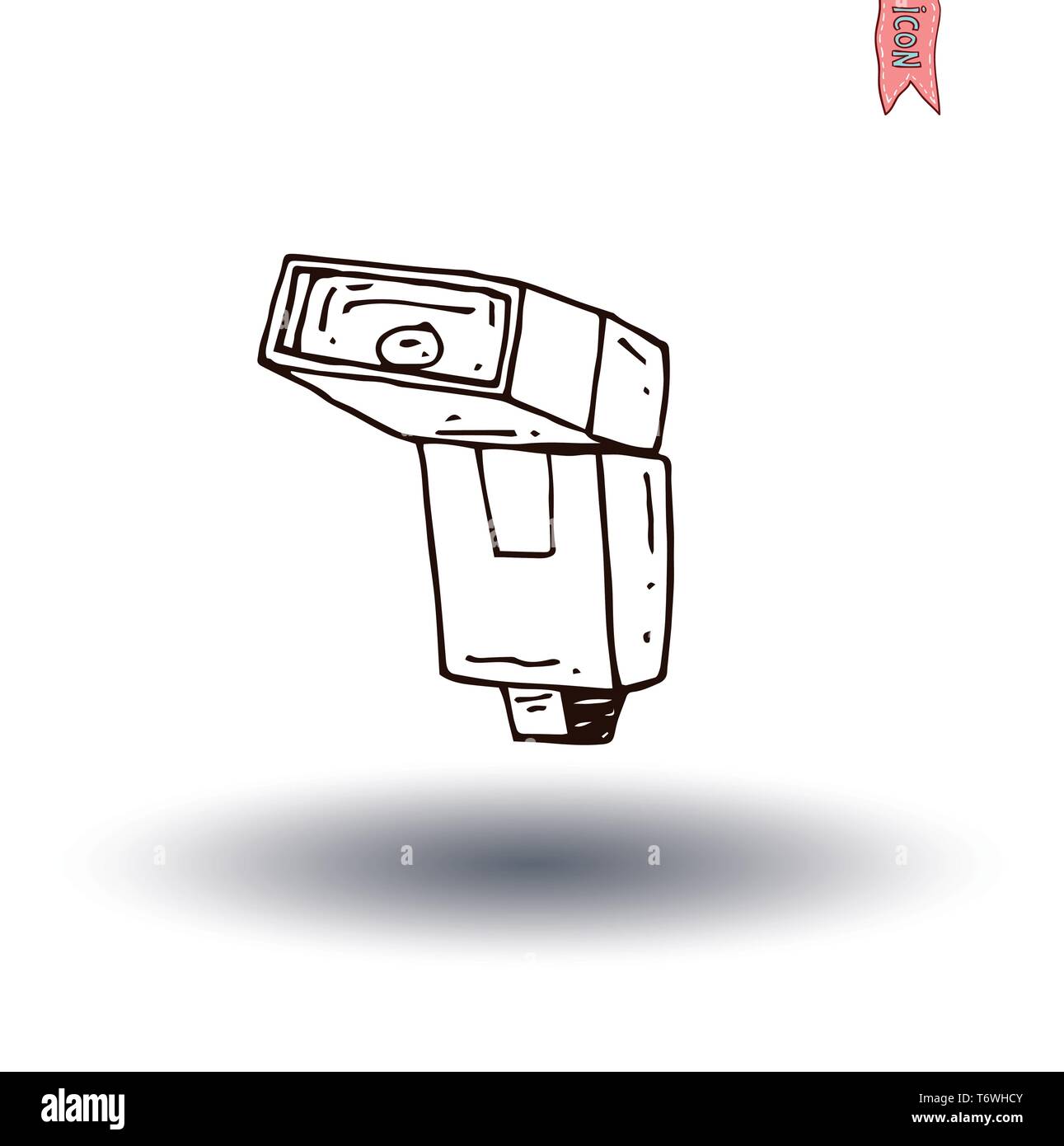 camera icon, hand drawn illustration Stock Vector Image & Art - Alamy