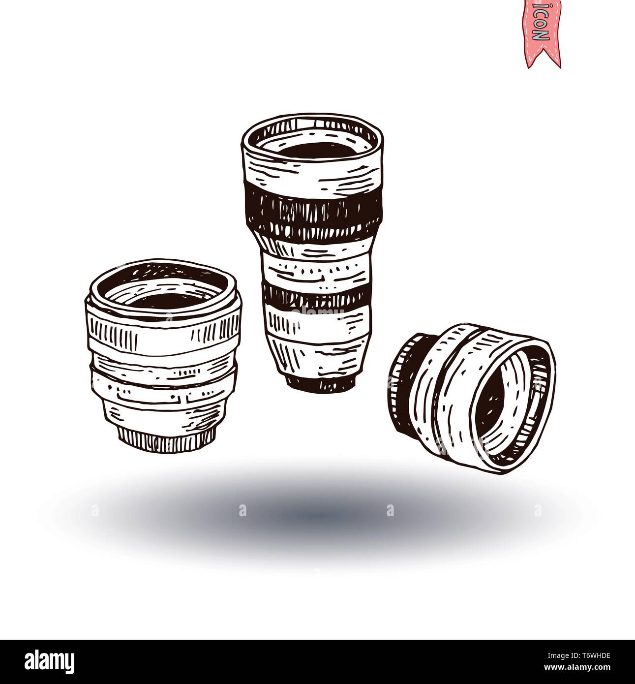 camera icon, hand drawn illustration Stock Vector Image & Art - Alamy