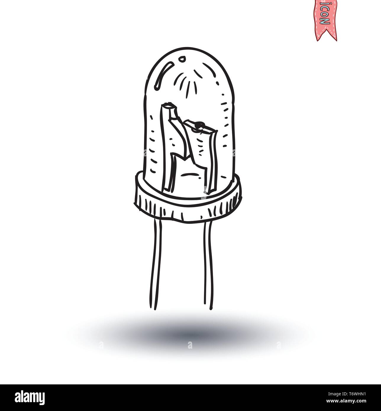 Led light bulb, vector illustration Stock Vector Image & Art - Alamy