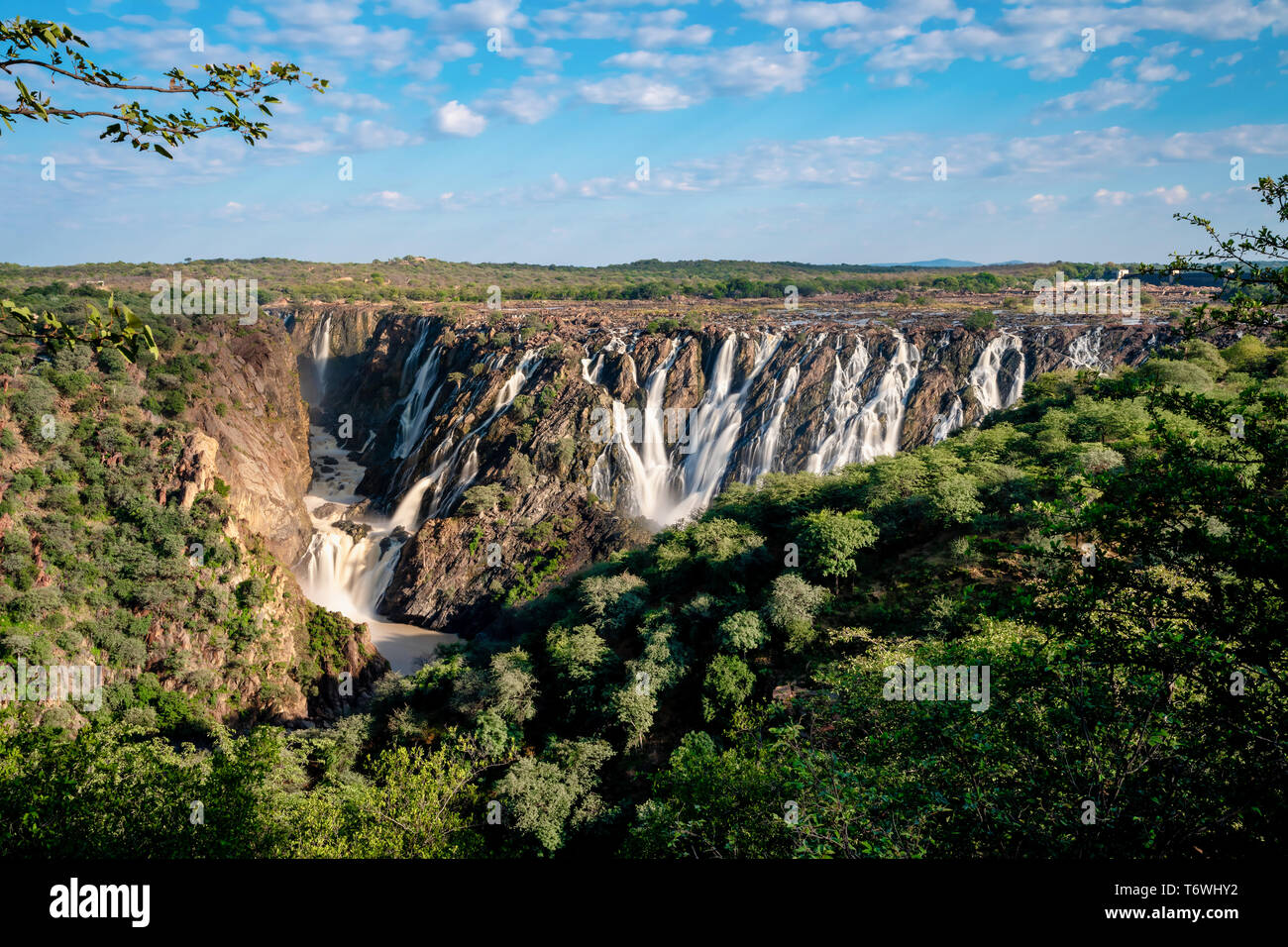 Ruacana Falls in Northern Namibia, Africa wilderness Stock Photo - Alamy