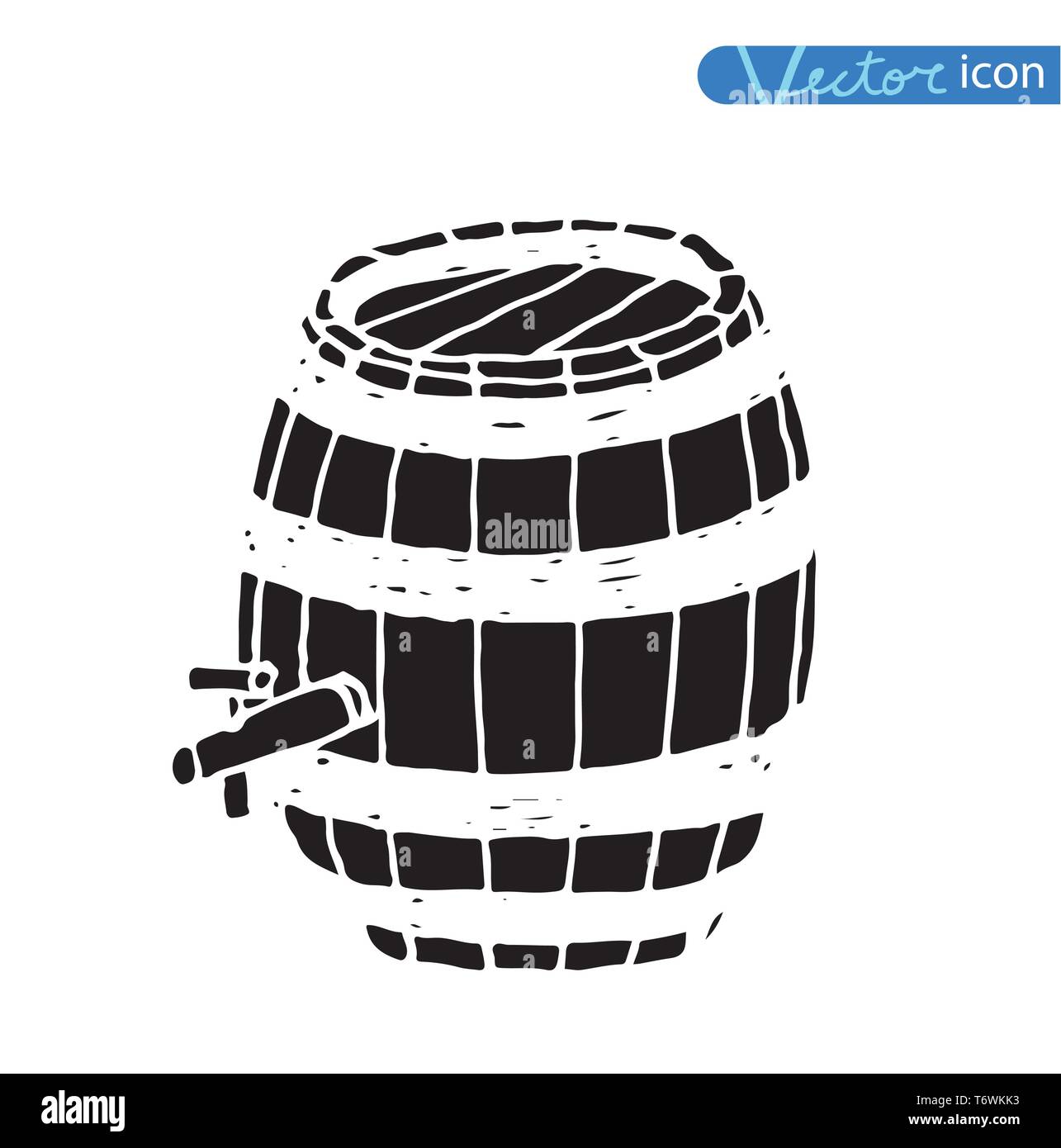 Timber drum Stock Vector Images - Alamy