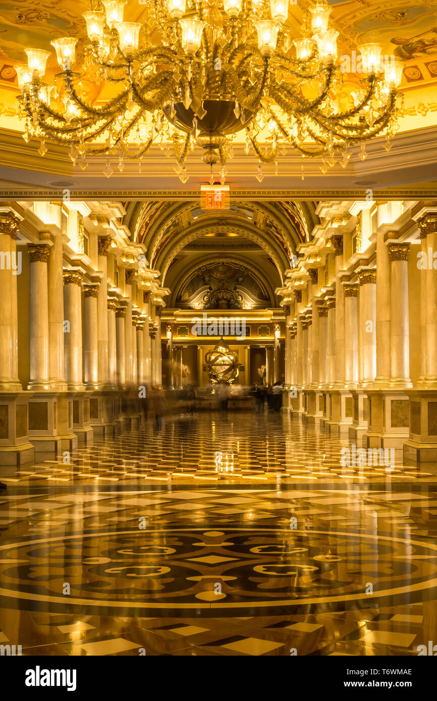 Las vegas nevada luxurious architecture and accommodation scenes Stock ...