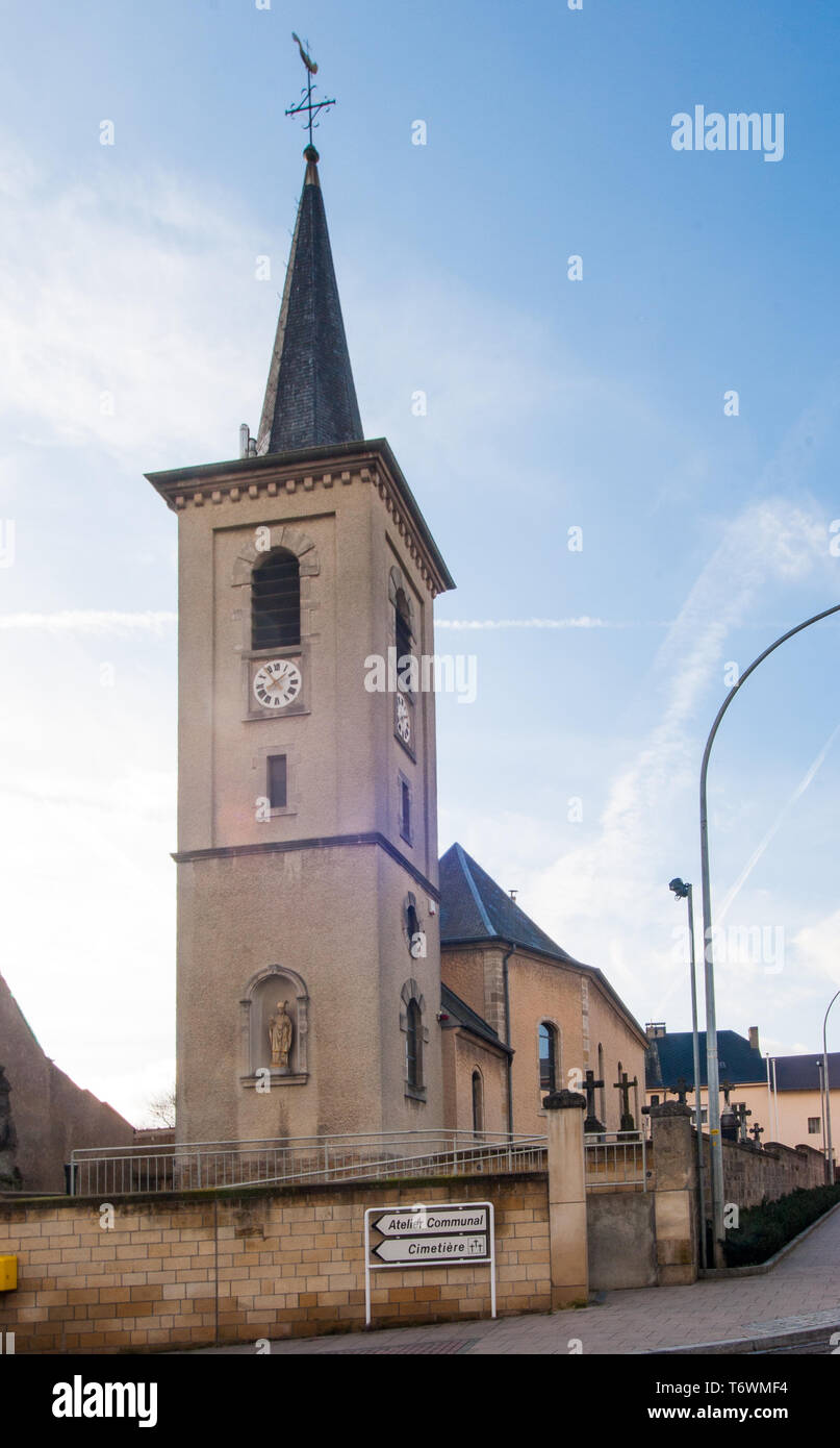 Church in Hellingen Stock Photo - Alamy