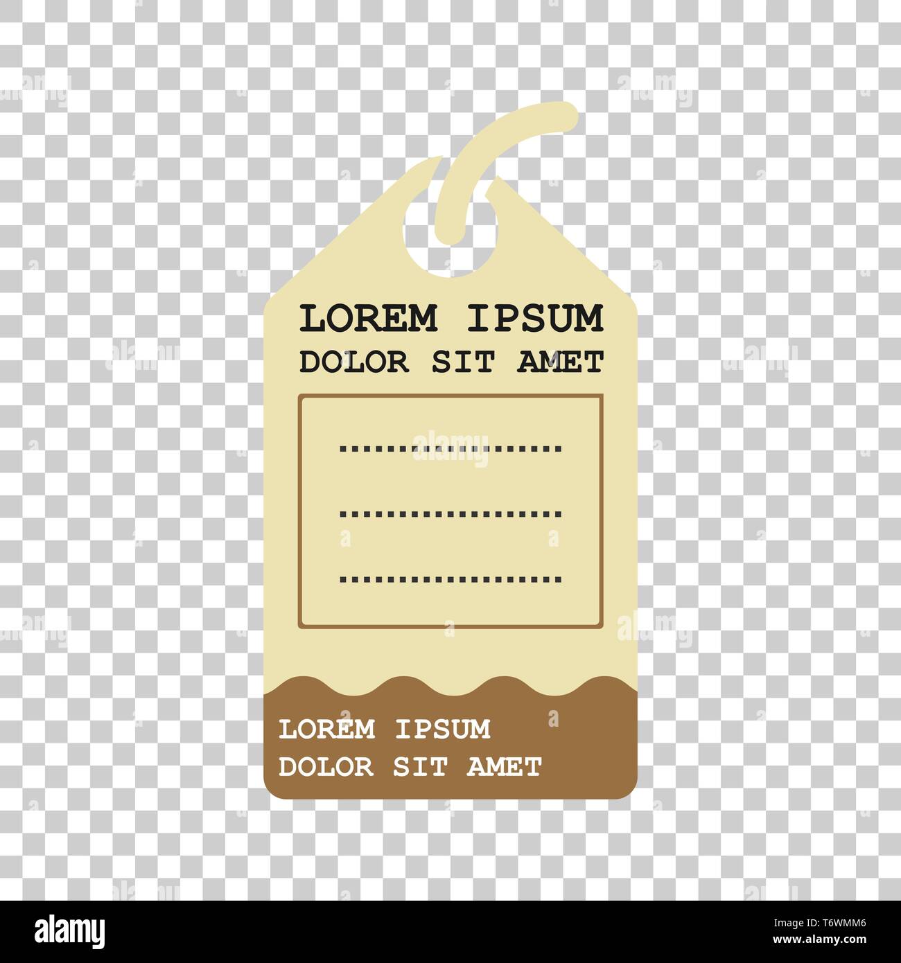 Price tag icon in transparent style. Coupon label vector illustration ...