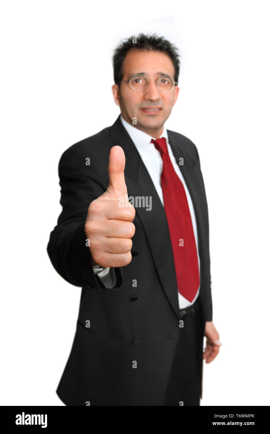 Successfully thumbs up hi-res stock photography and images - Alamy