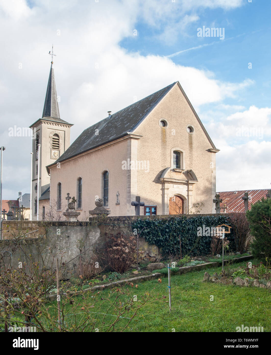 Church in Hellingen Stock Photo - Alamy