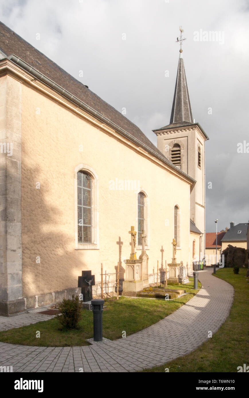 Church in Hellingen Stock Photo - Alamy