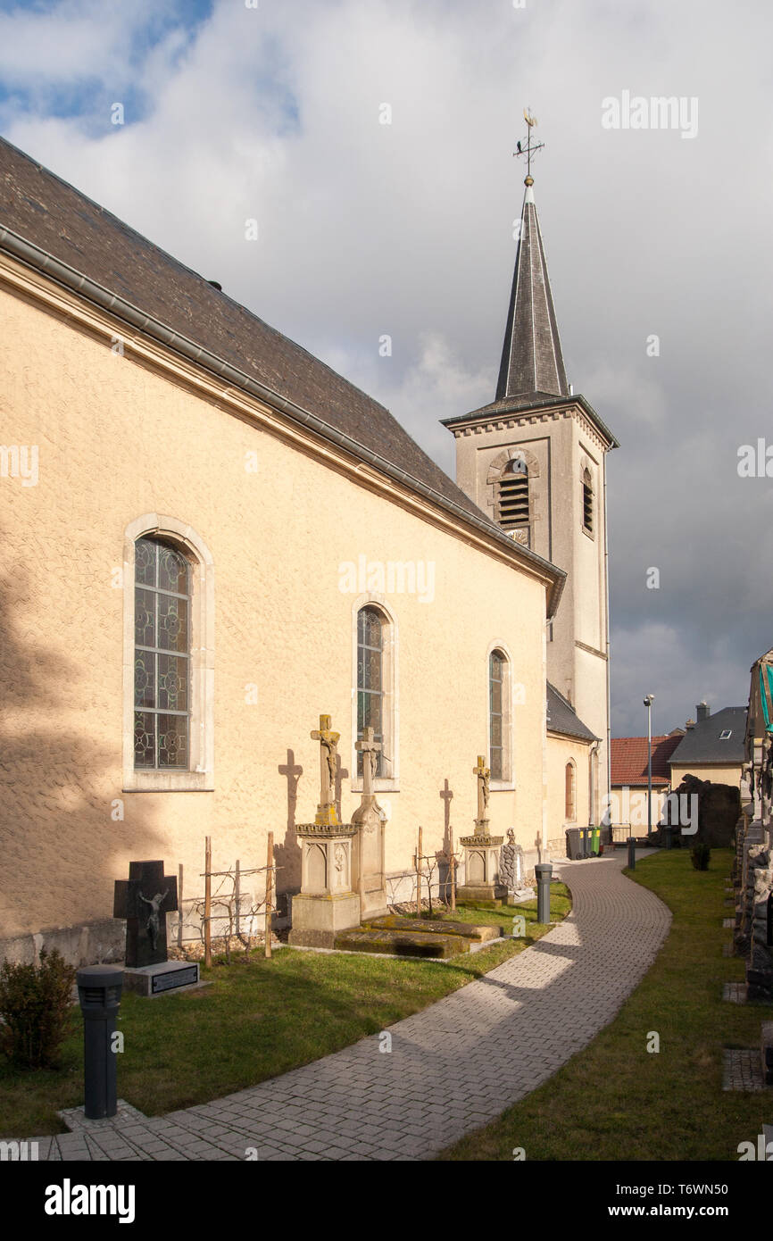 Church in Hellingen Stock Photo - Alamy