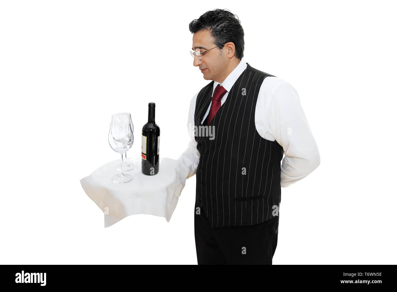 Signal the waiter hi-res stock photography and images - Alamy