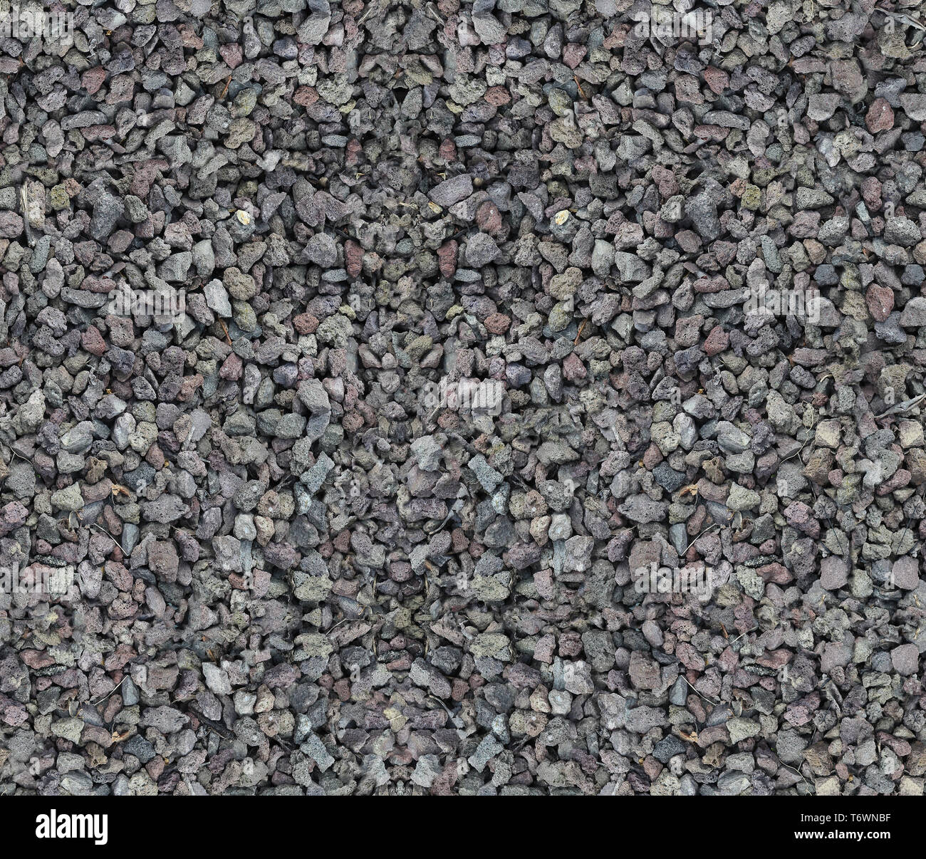 seamless texture of gray stone. Scree background. Crushed grey stone ...