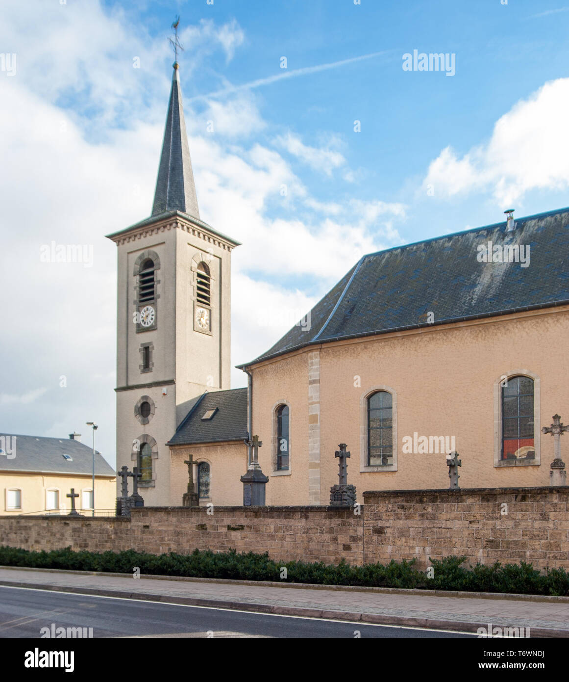 Church in Hellingen Stock Photo - Alamy