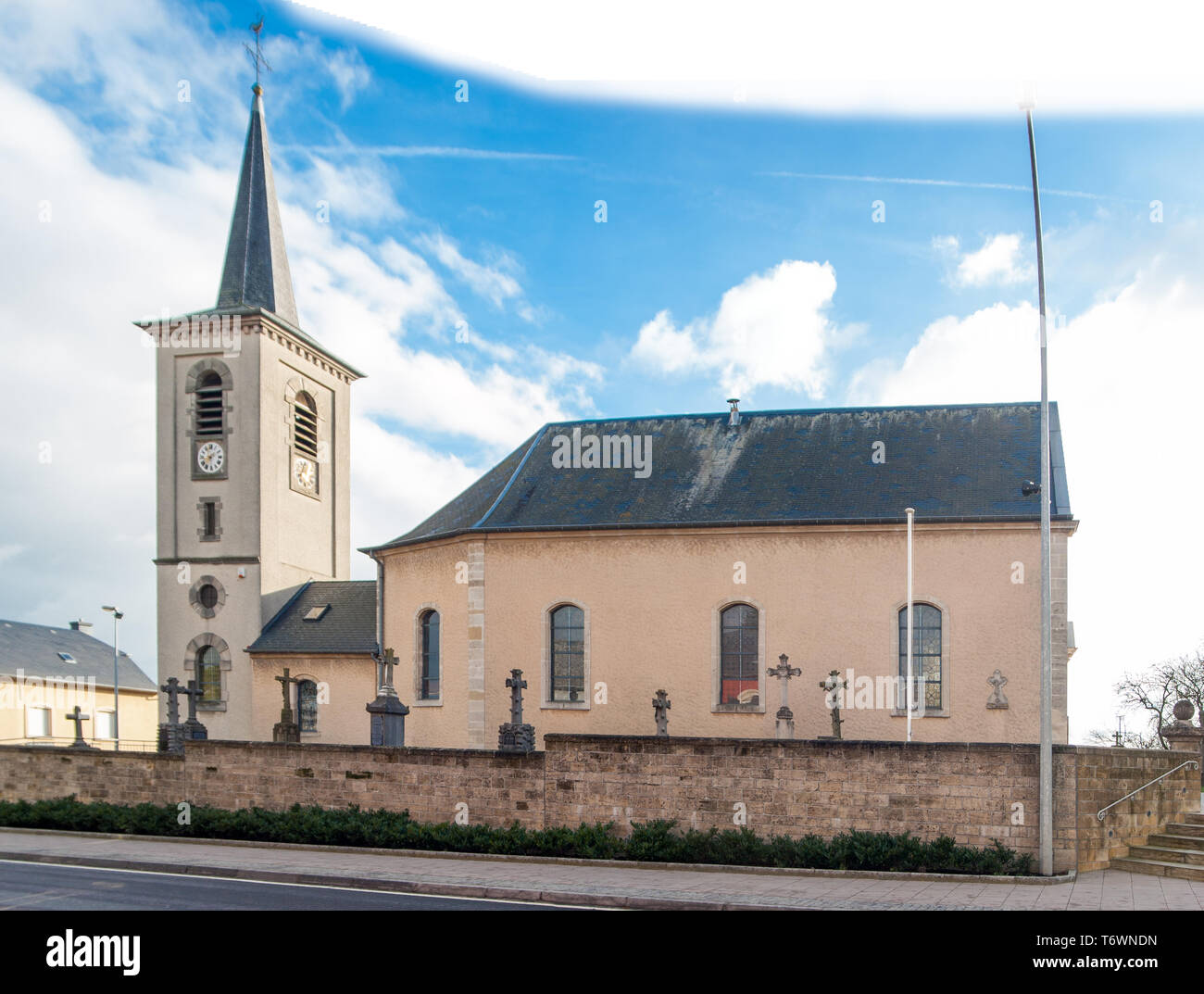 Church in Hellingen Stock Photo - Alamy