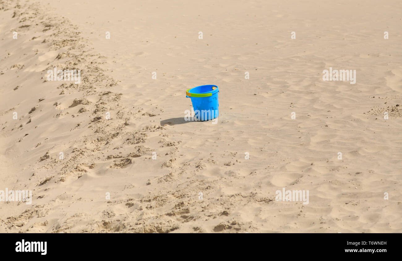 Blue sand bucket hi-res stock photography and images - Alamy