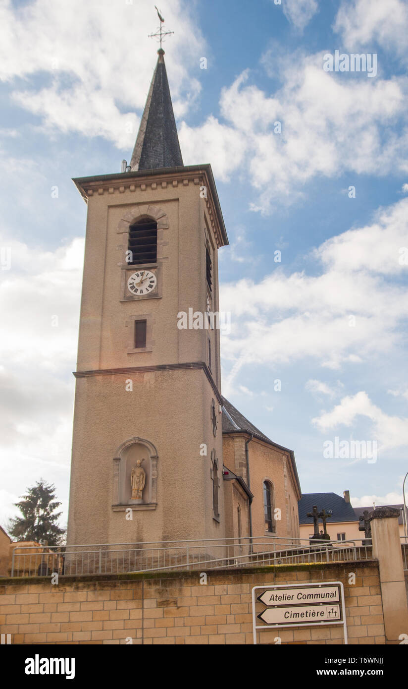 Church in Hellingen Stock Photo - Alamy