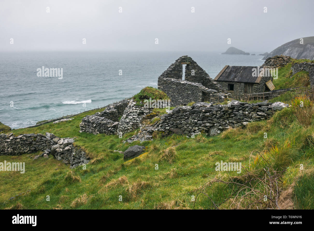 Irish countryside in County Kerry Stock Photo - Alamy