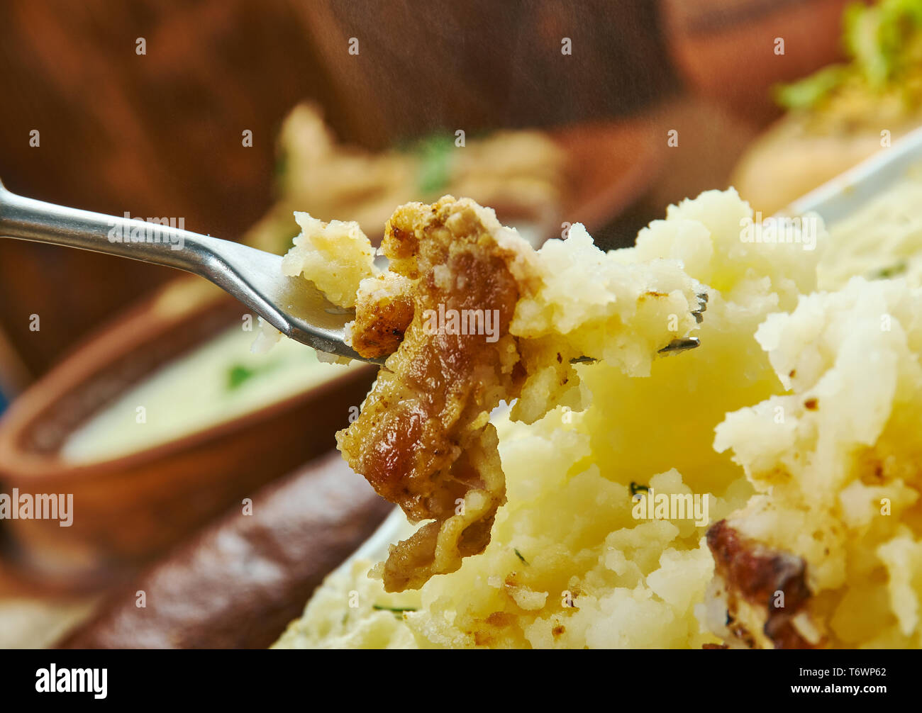 Scottish Potato Pie Stock Photo - Alamy