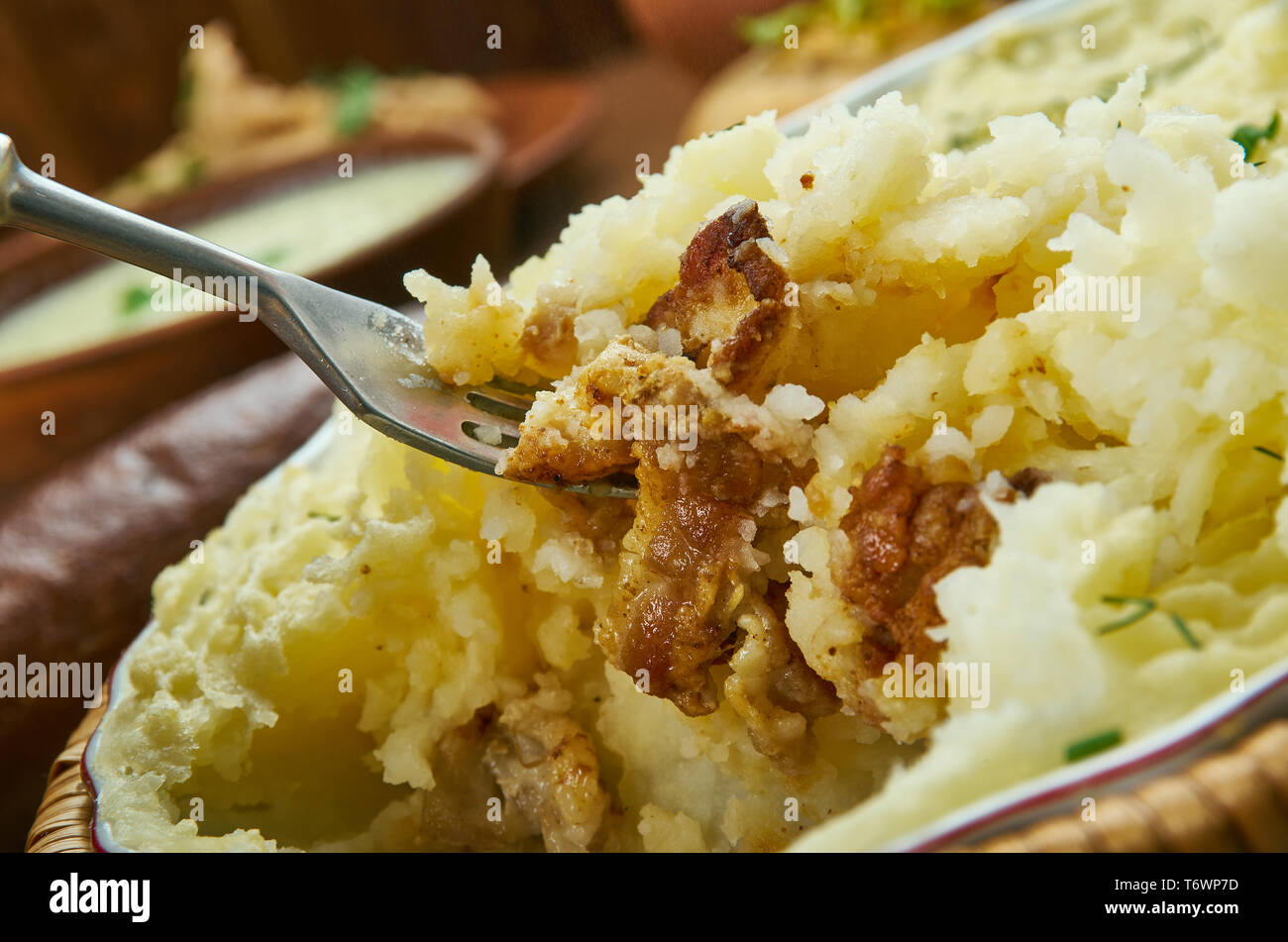 Scottish Potato Pie Stock Photo - Alamy