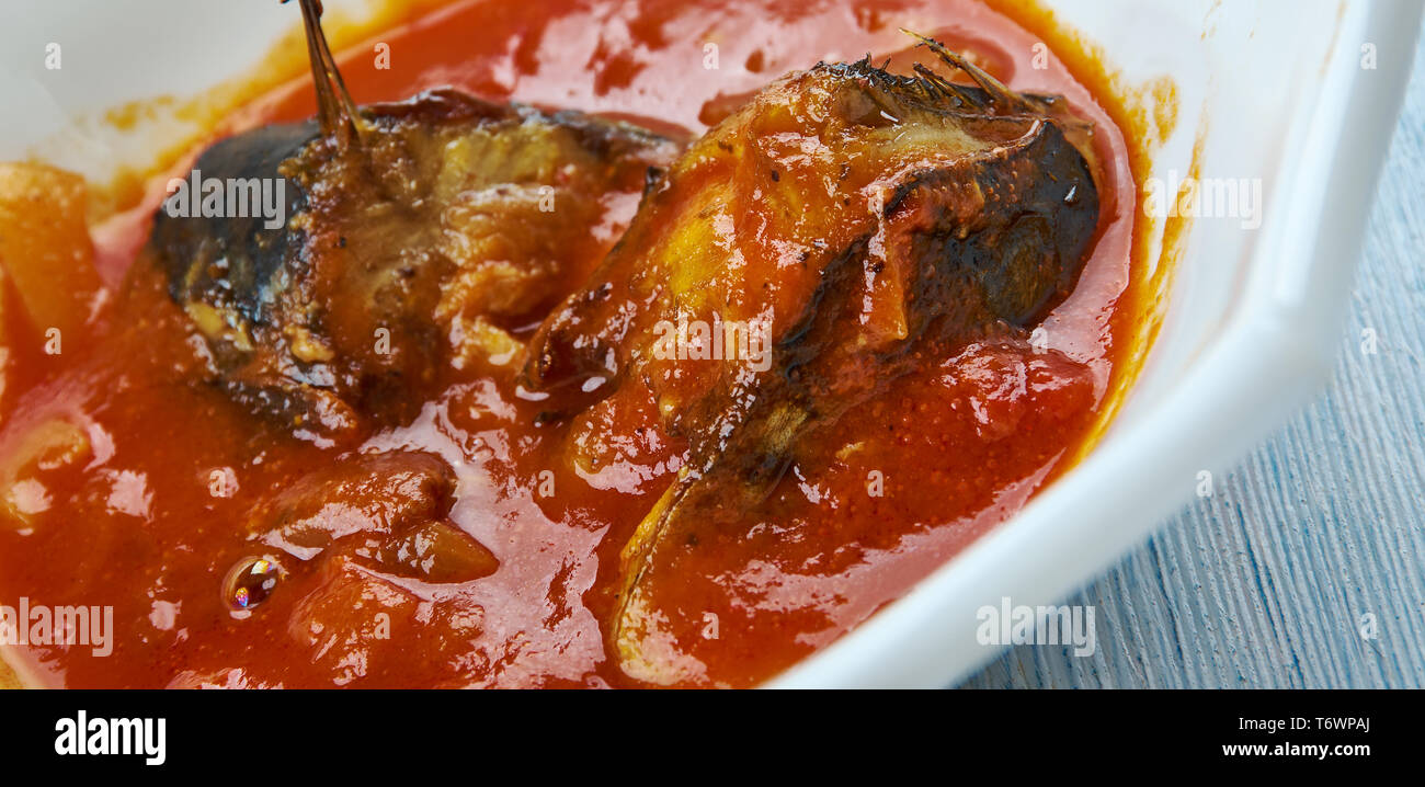 Chili fish manchurian Stock Photo - Alamy