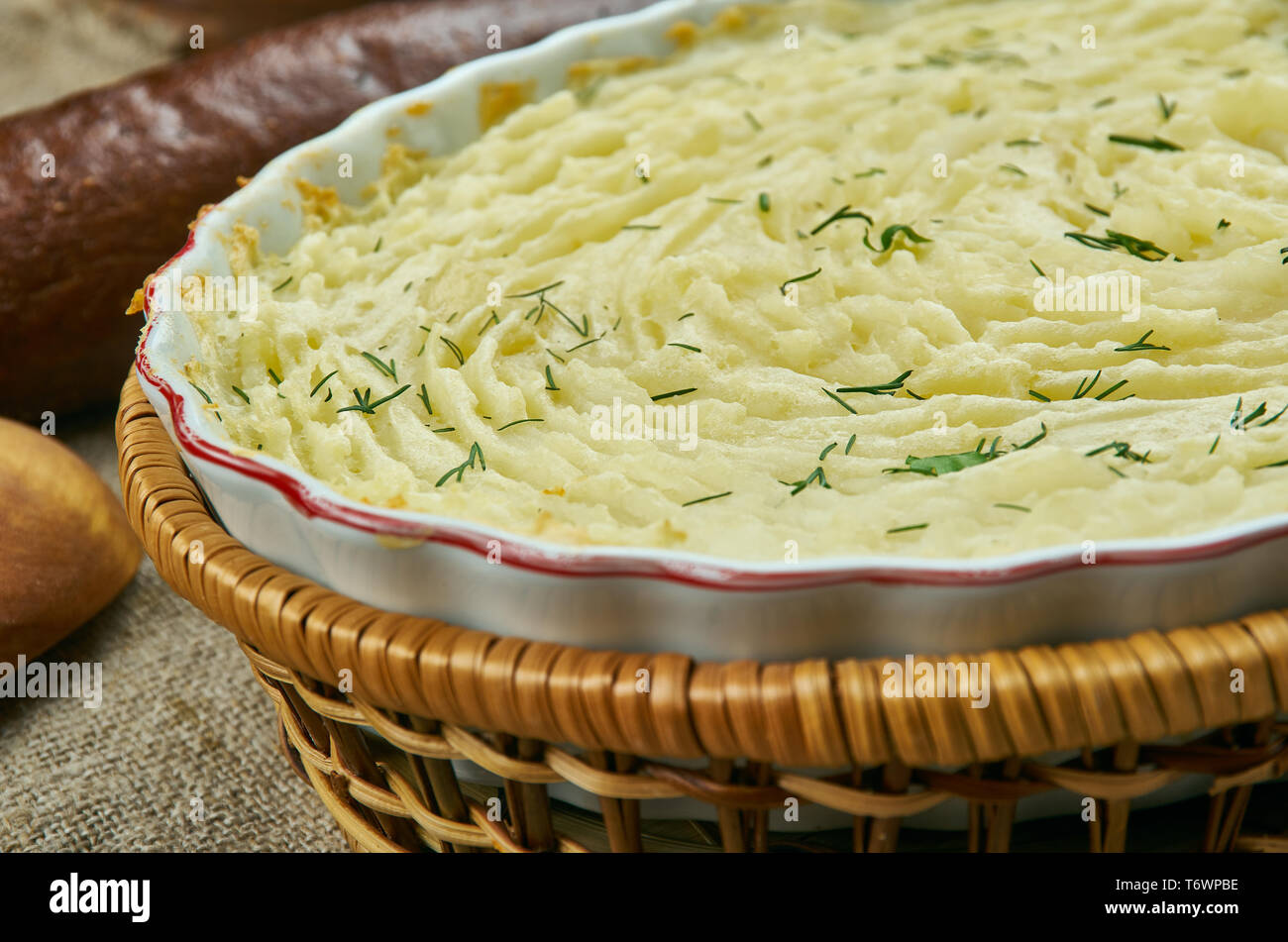 Scottish Potato Pie Stock Photo - Alamy