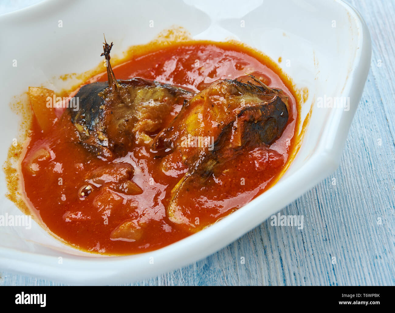 Chili fish manchurian Stock Photo - Alamy