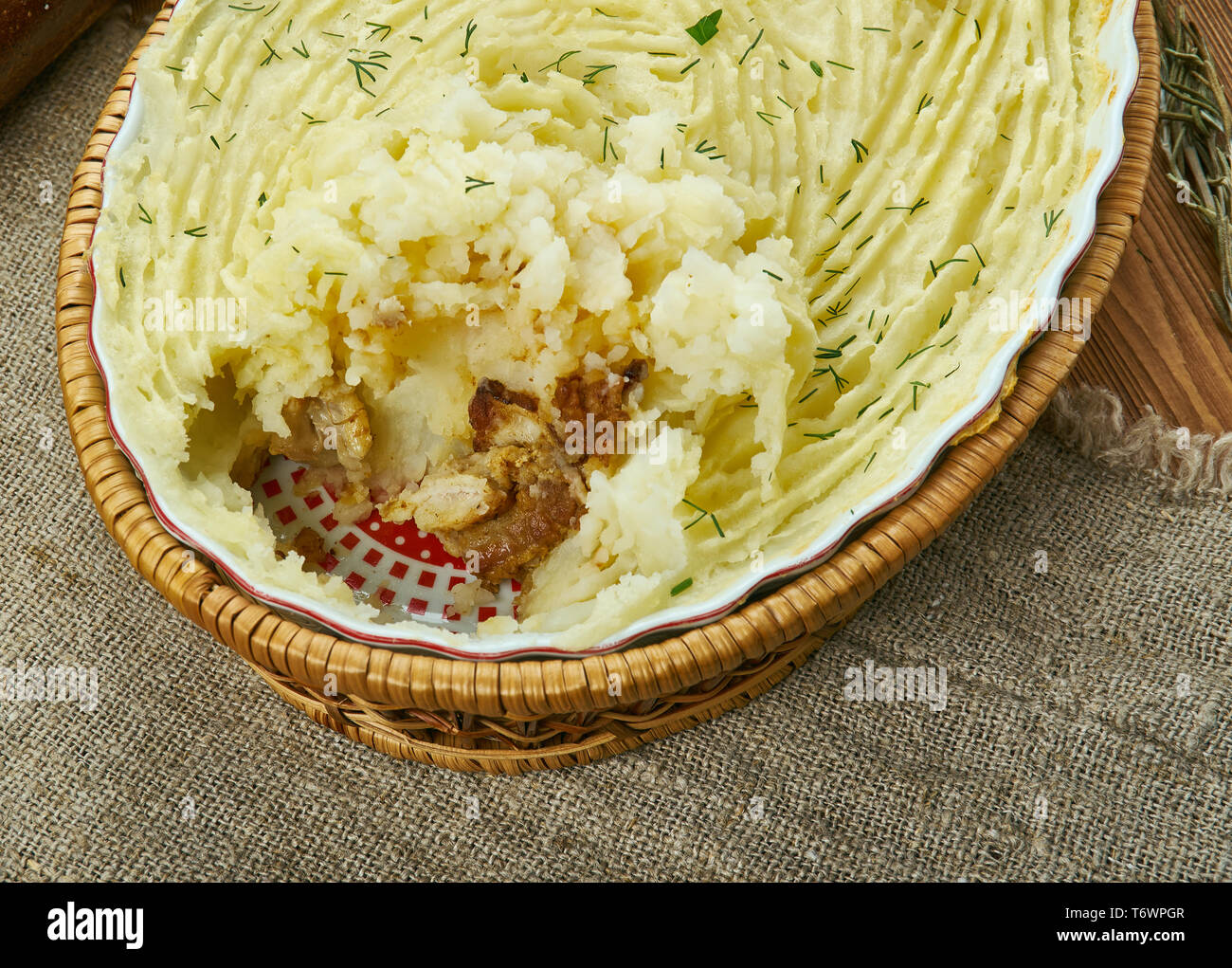 Scottish Potato Pie Stock Photo - Alamy