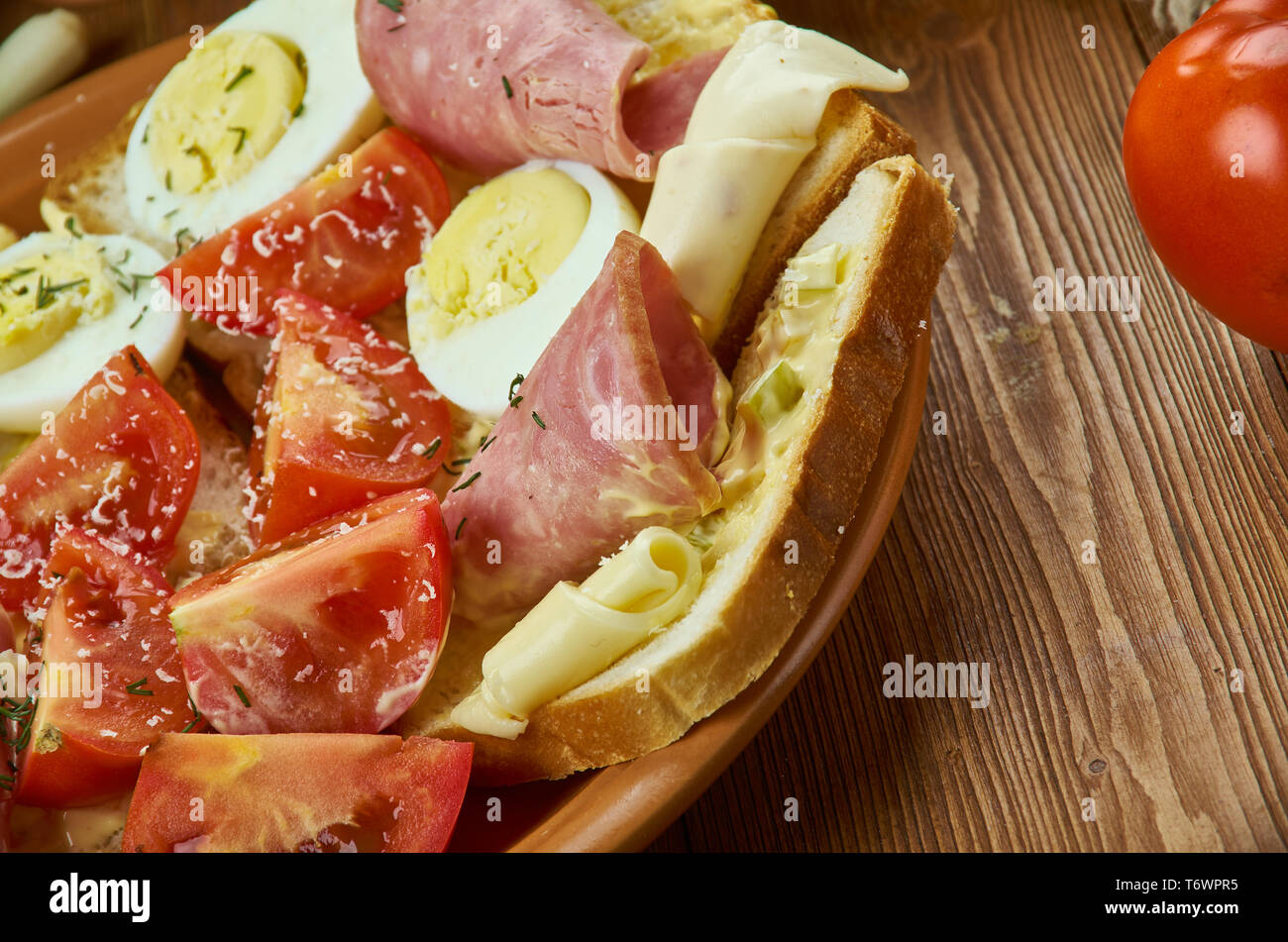 Czech Oblozene chlebicky Stock Photo - Alamy